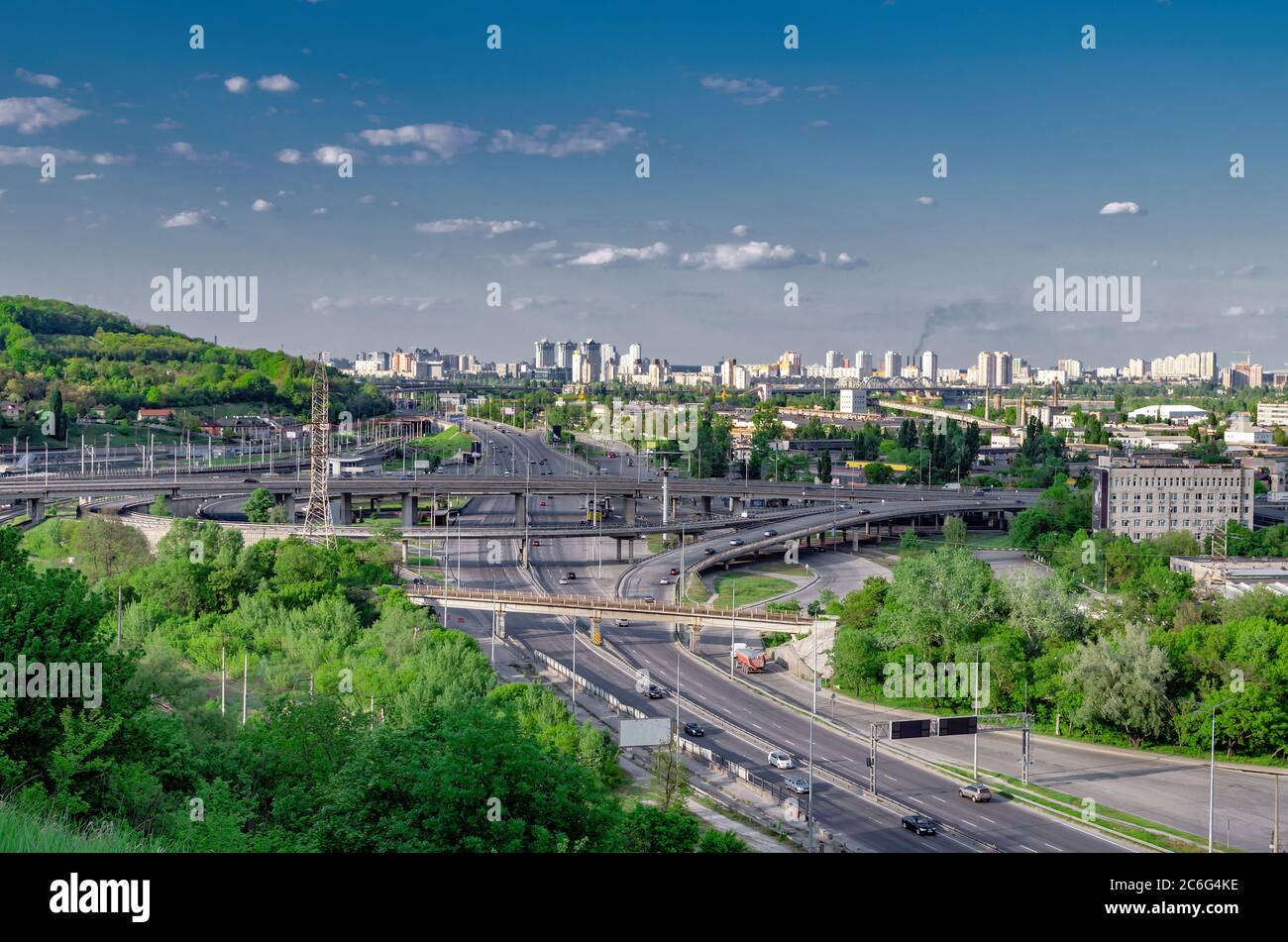 Elevated urban motorway hi-res stock photography and images - Alamy