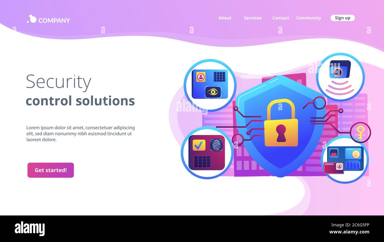 Access control system concept landing page Stock Vector Image & Art - Alamy Access control system concept landing page Stock Vector Image & Art - Alamy
