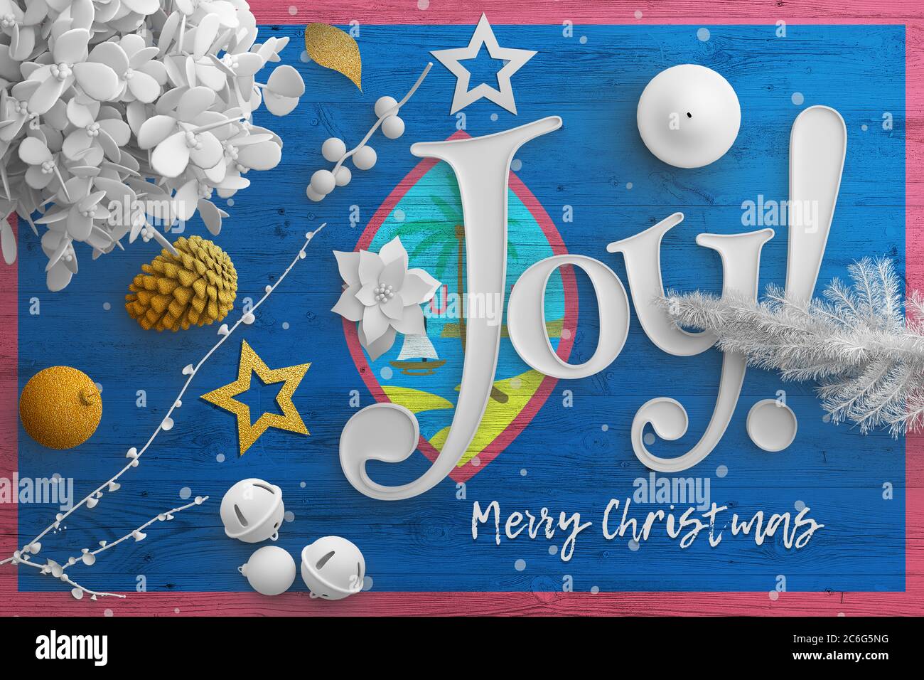 White guam flag hi-res stock photography and images - Alamy