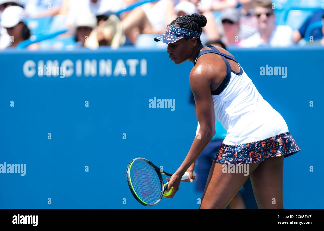 Venus Williams of the United States in action during her third-round ...
