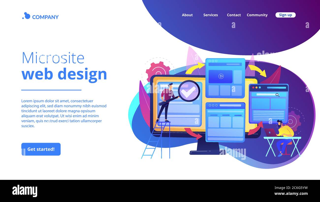 Micro content Stock Vector Images - Alamy