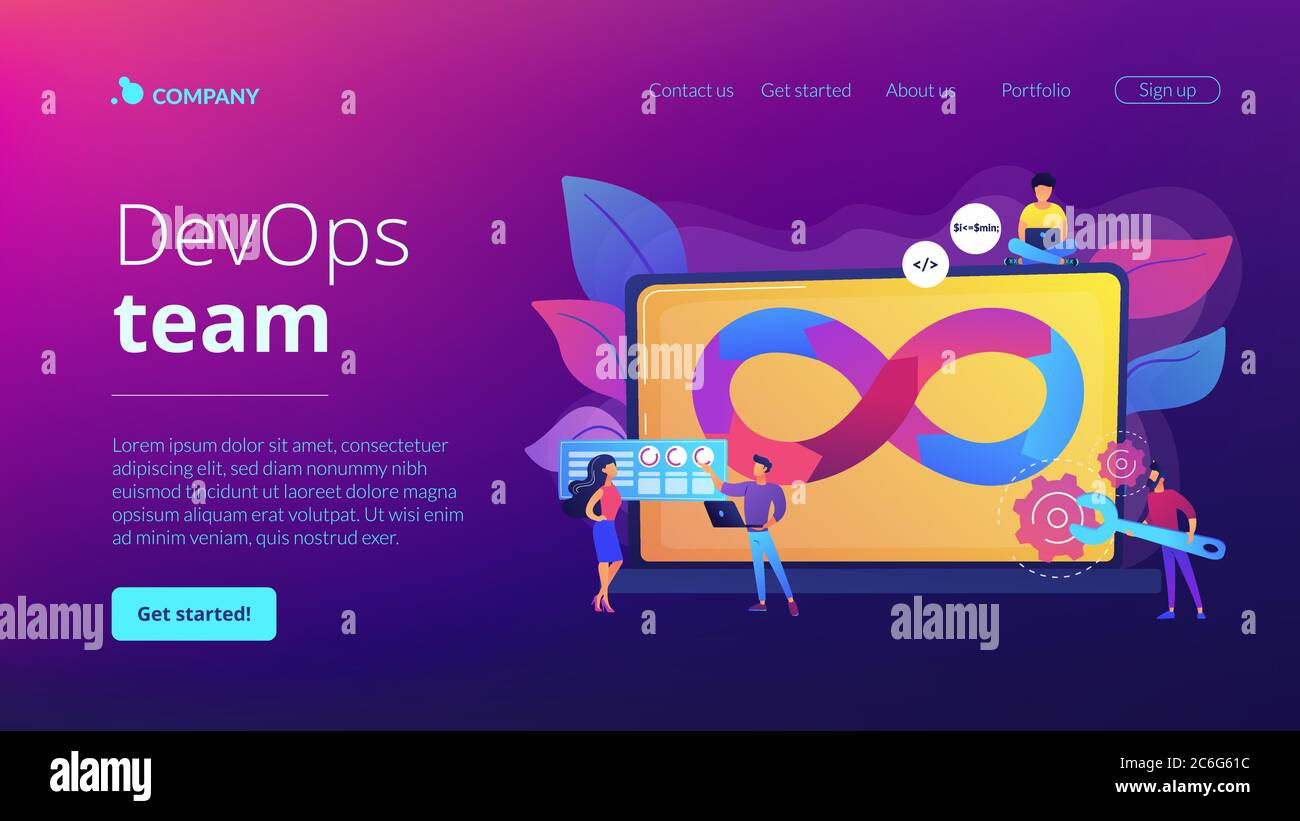 Devops Stock Vector Images - Alamy