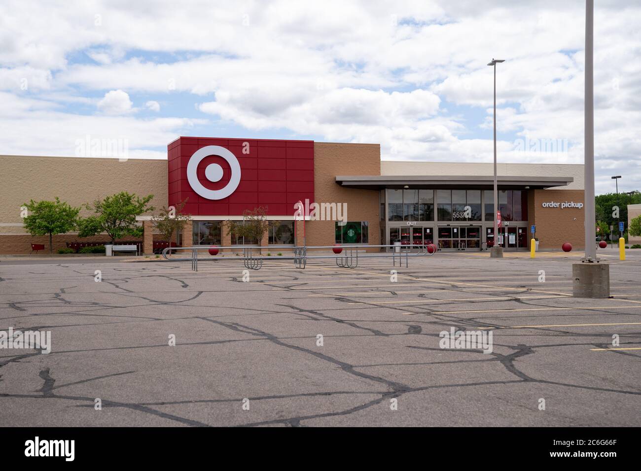 Minneapolis, Minnesota - May 29, 2020: The Crystal Target store is ...