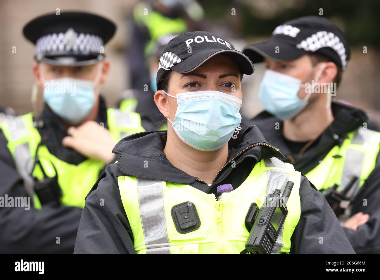 Covid19 police mask hi-res stock photography and images - Alamy