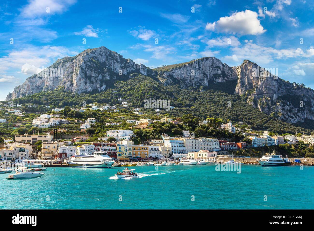 Italian island of capri aerial view hi-res stock photography and images ...