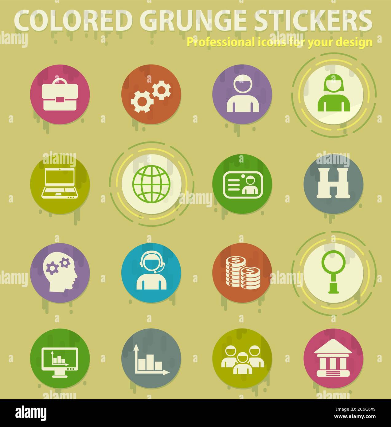management icon set Stock Vector Image & Art - Alamy