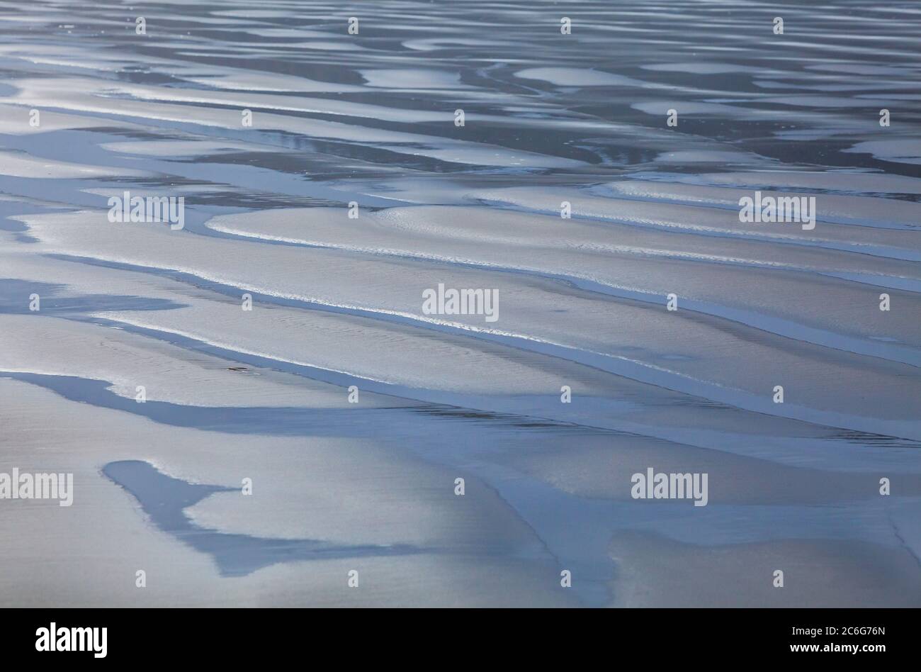 Sand patterns on the beach, Seaside, Oregon, USA Stock Photo - Alamy