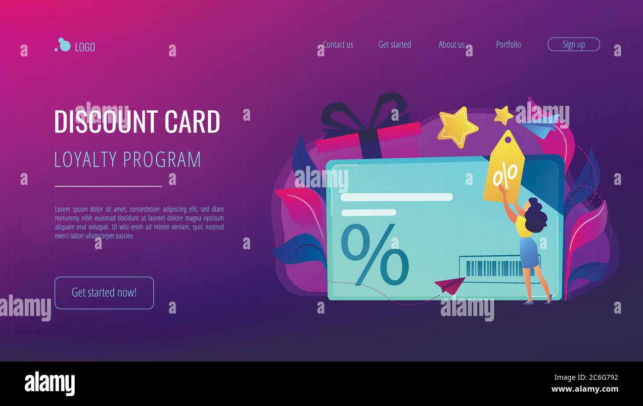 Customer loyalty card Stock Vector Images - Alamy