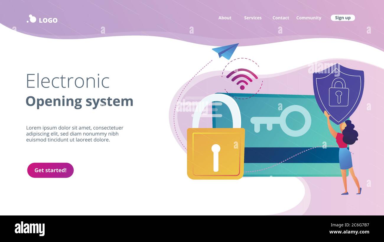 Landing entry Stock Vector Images - Alamy