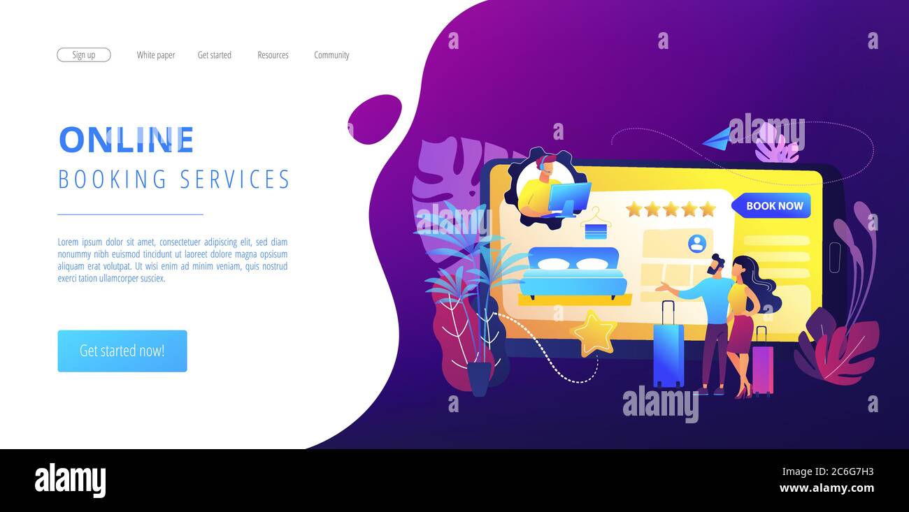 Call booking Stock Vector Images - Alamy