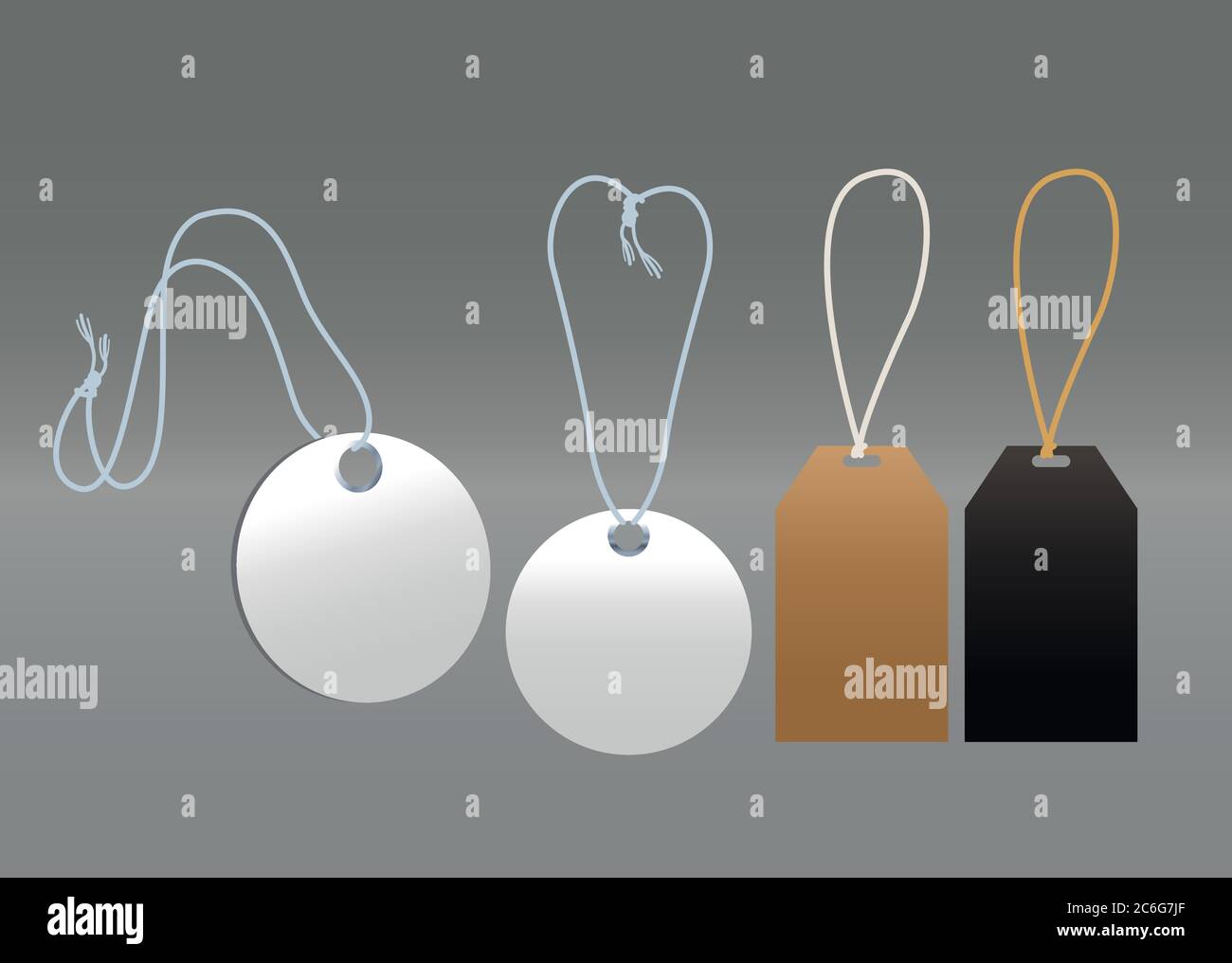 carton commercial tags hanging icons vector illustration design Stock ...