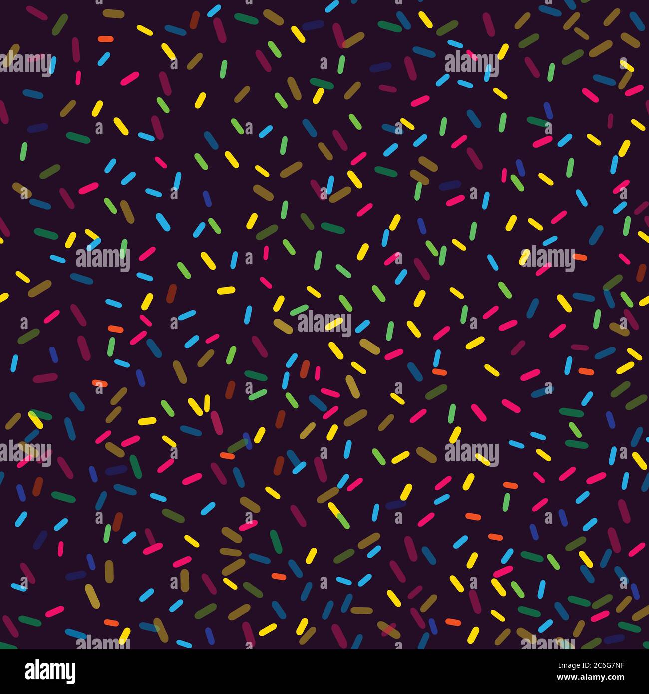 Seamless pattern with sprinkles. Vector illustration Stock Vector Image ...