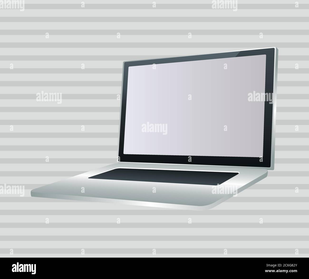 laptop computer portable digital device vector illustration design ...