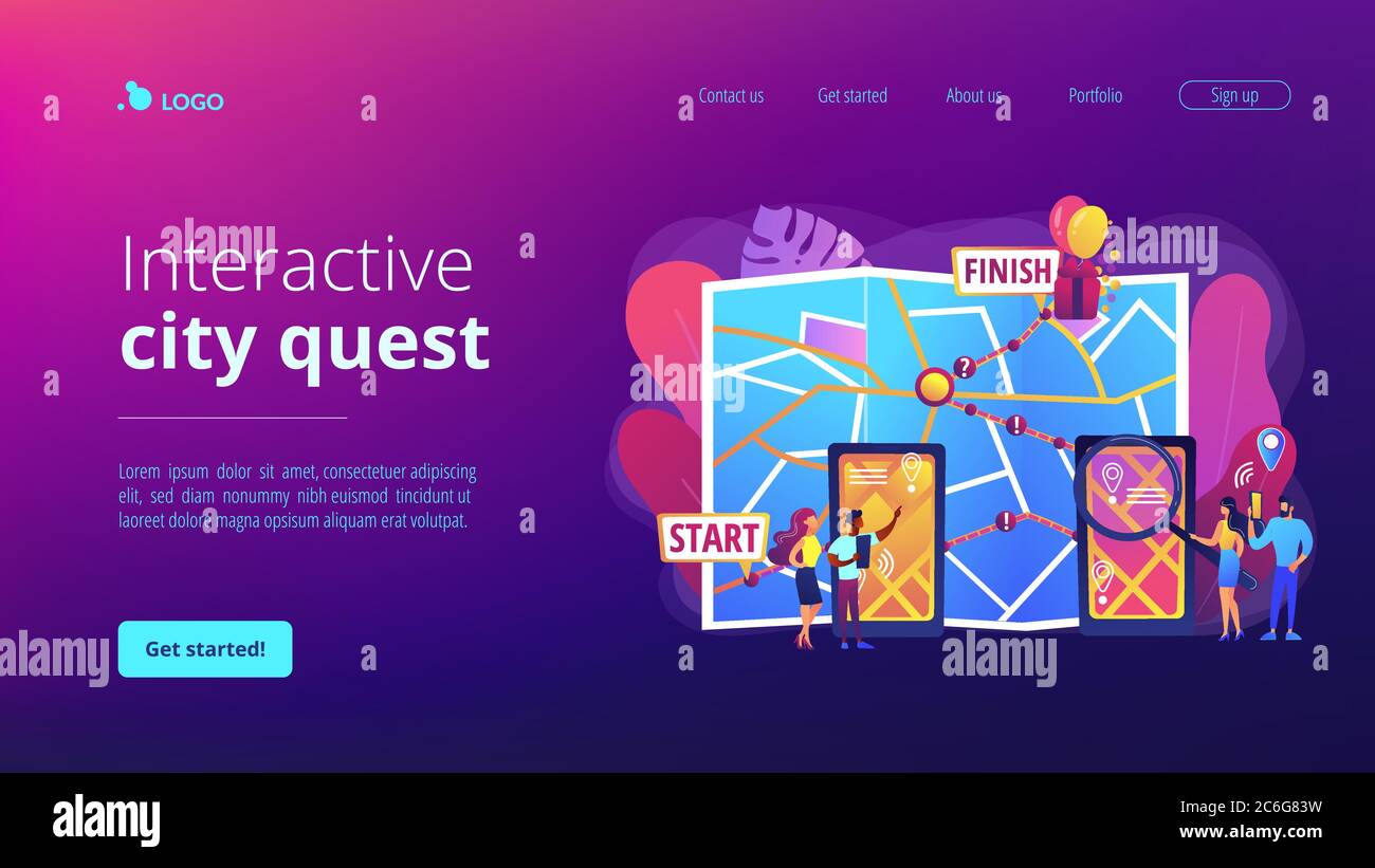 Interactive map gps Stock Vector Images - Alamy