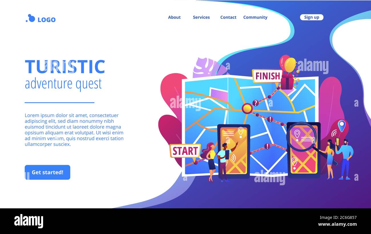 Interactive map gps Stock Vector Images - Alamy