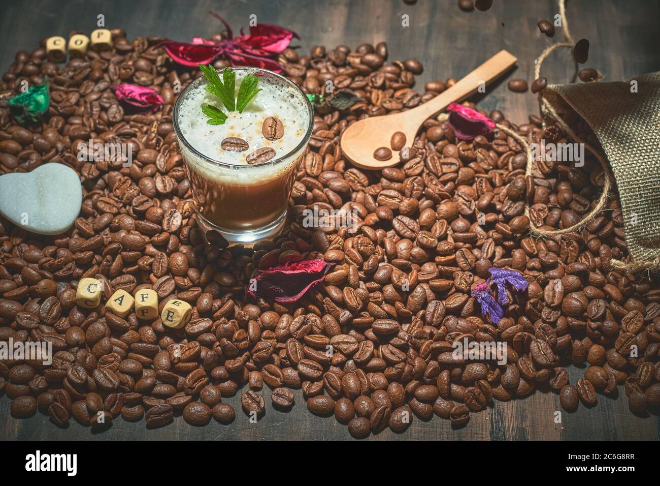colombian cafe flavor Stock Photo - Alamy
