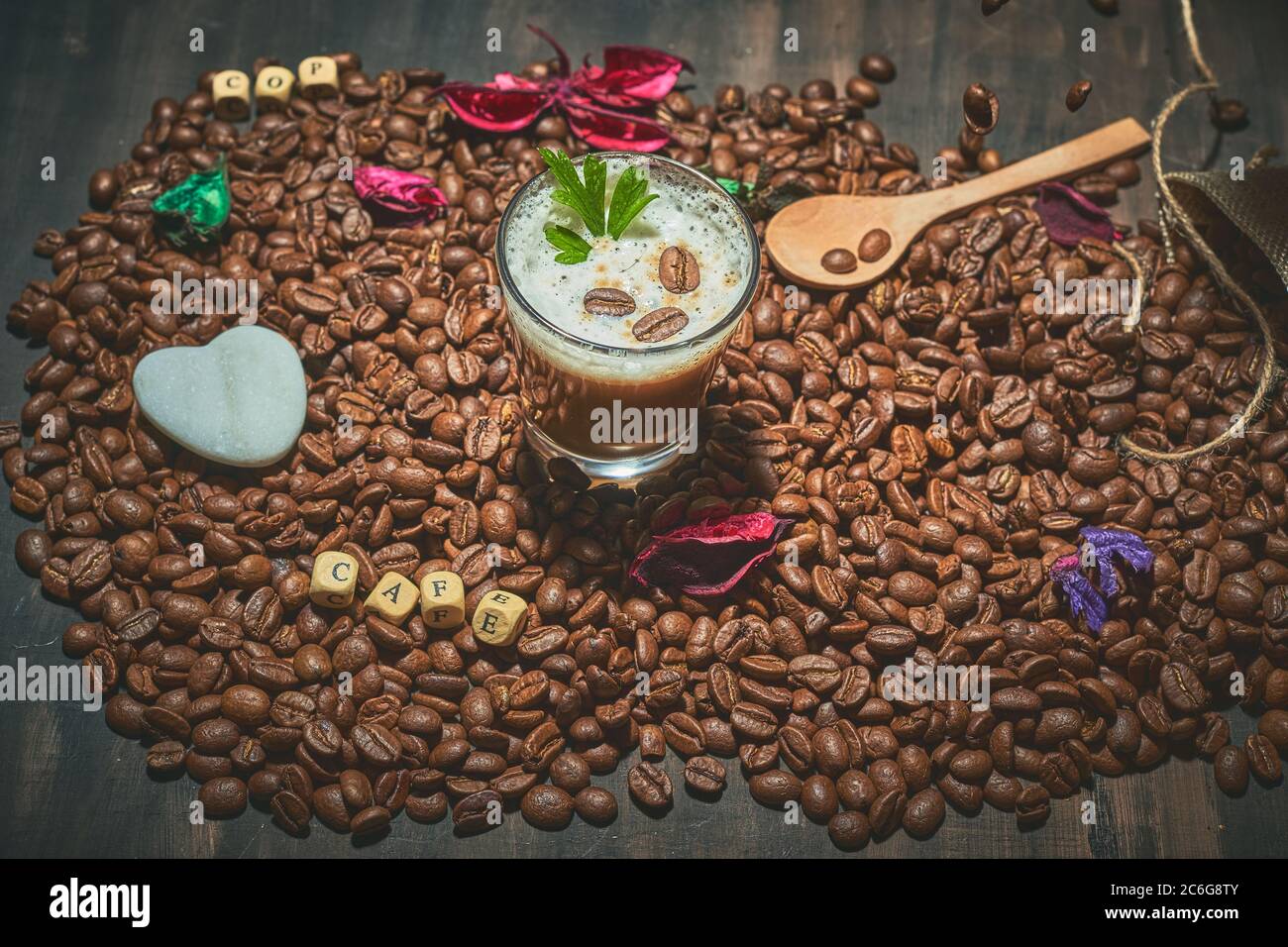 colombian cafe flavor Stock Photo - Alamy