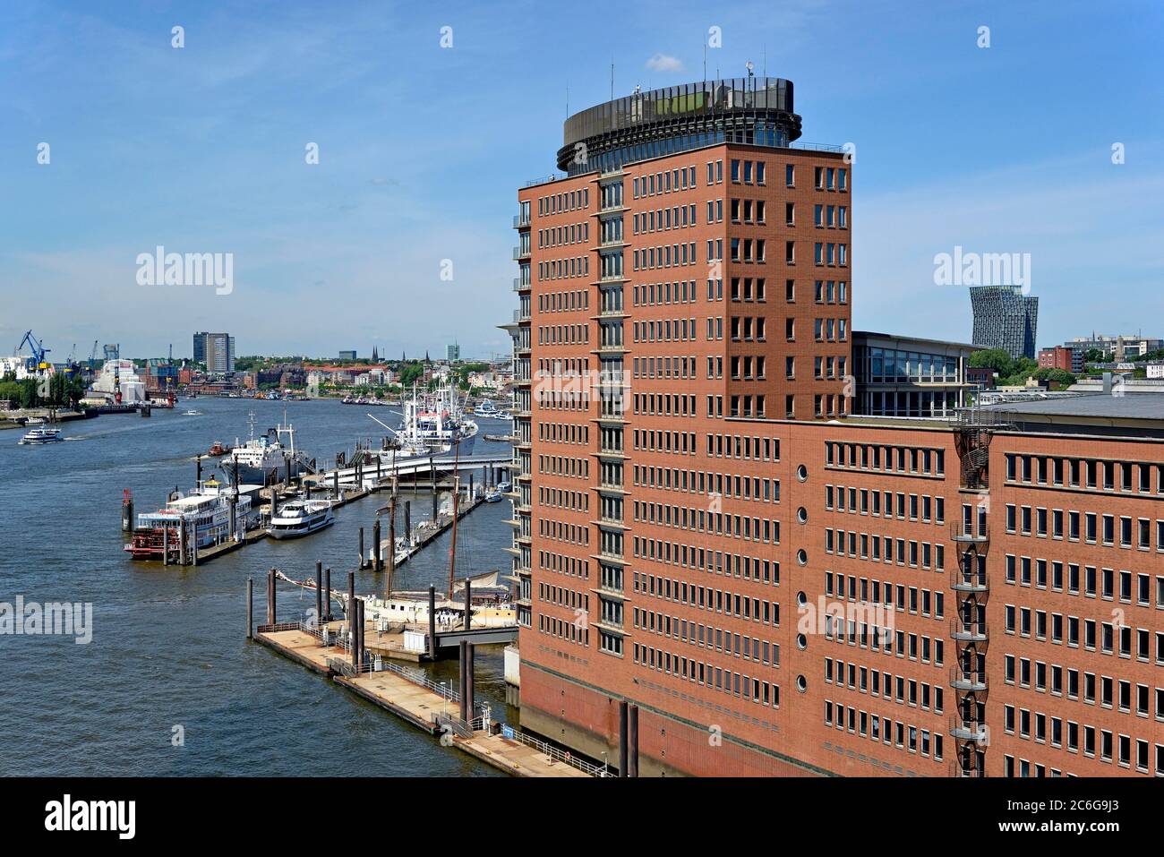 View from the Elbe Philharmonic Hall Concert Hall to the Hanseatic ...
