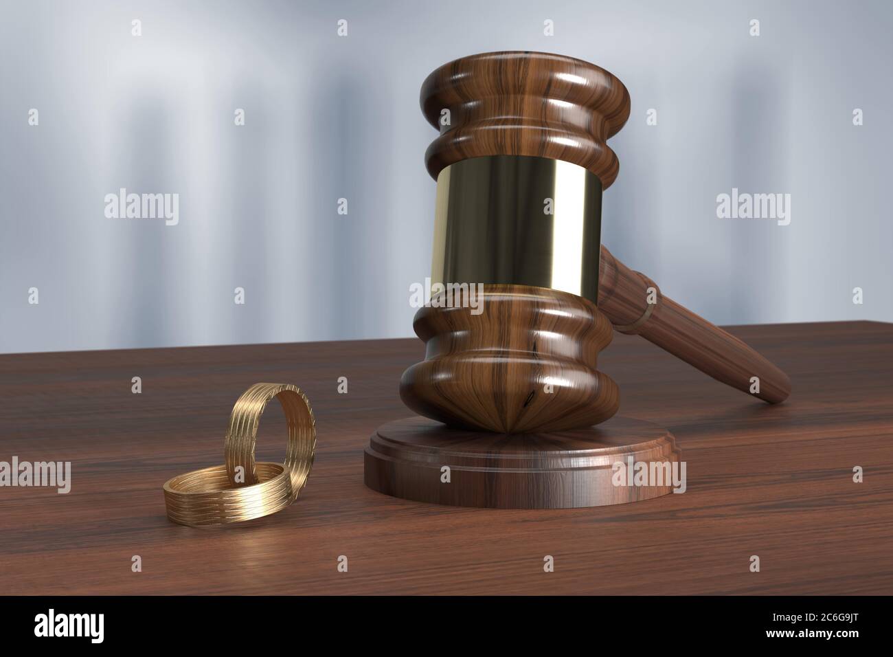 Divorce couple rings hi-res stock photography and images - Alamy