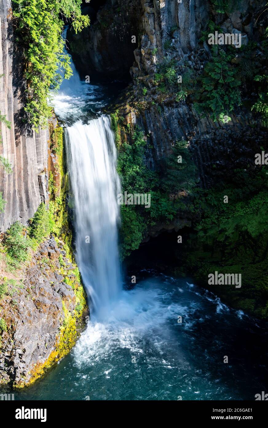 Basalt columns toketee falls hi-res stock photography and images - Alamy