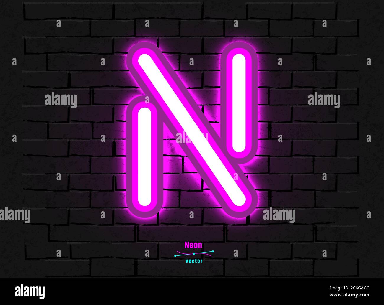 Neon purple letter a hi-res stock photography and images - Alamy