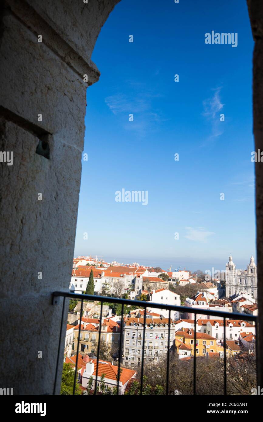 Lisbon viewpoint hi-res stock photography and images - Alamy