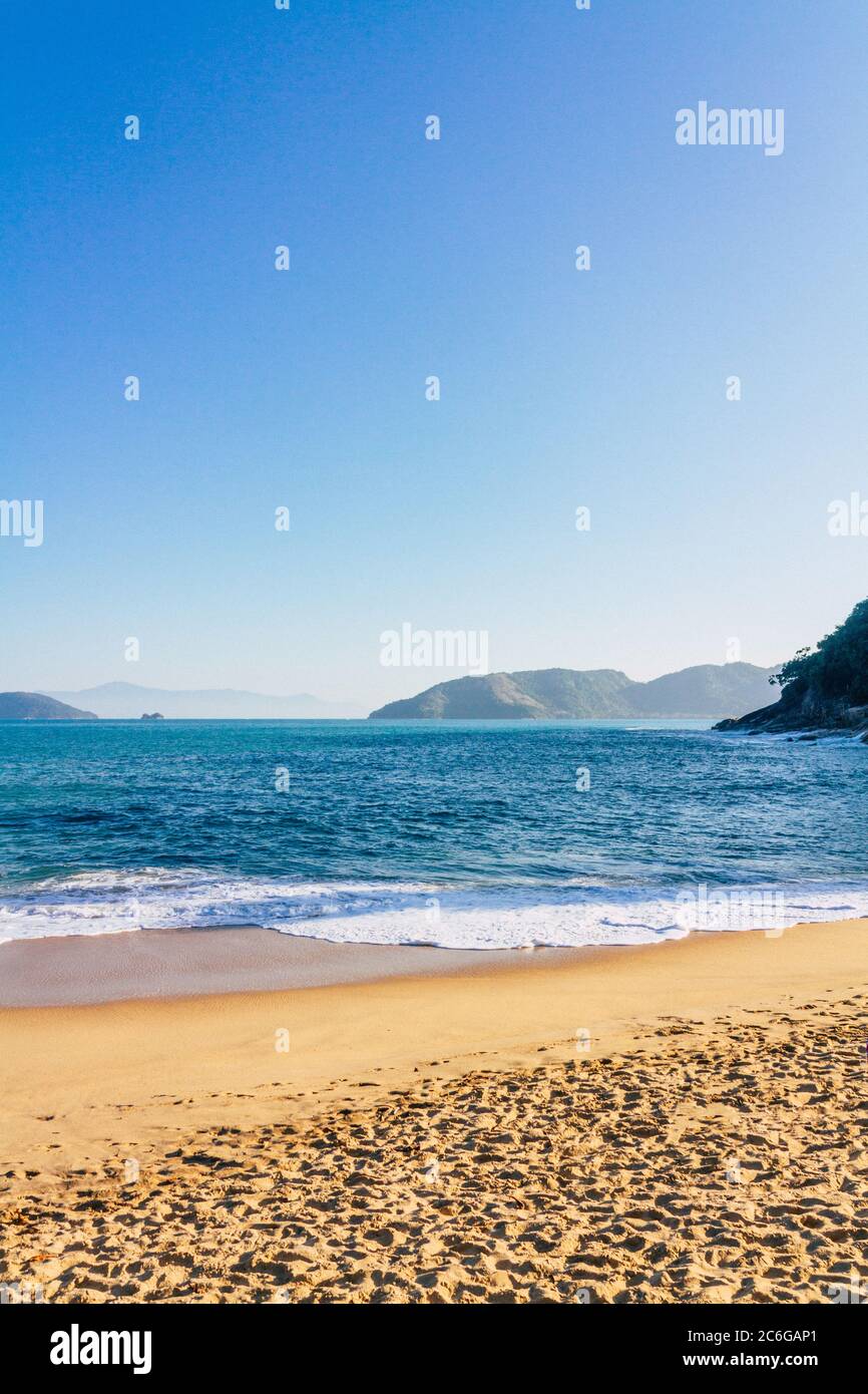 Tropical beach during Brazilian summer Stock Photo - Alamy