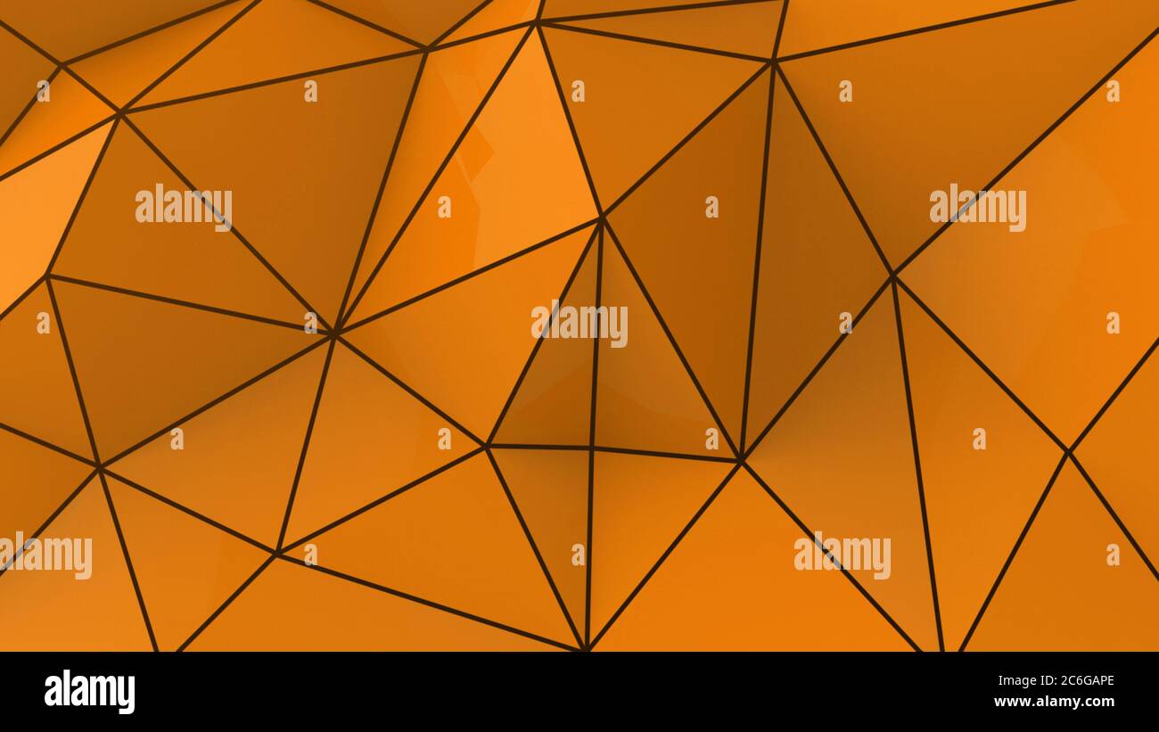 Modern Pattern Wallpaper Orange