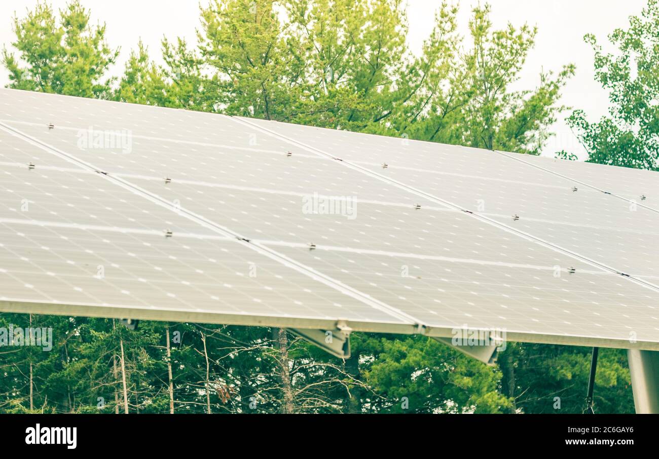 Solar Panels in the Sun Stock Photo - Alamy