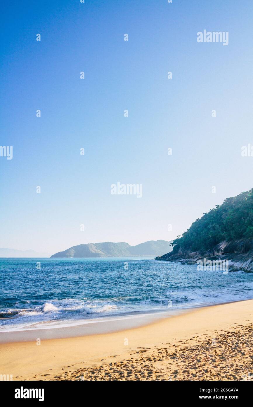 Tropical beach during Brazilian summer Stock Photo - Alamy