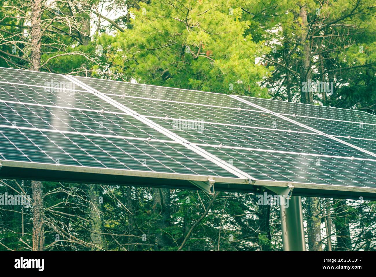 Solar Panels in the Sun Stock Photo - Alamy