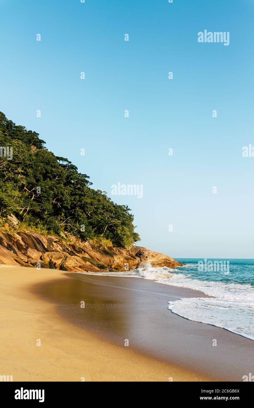 Tropical beach during Brazilian summer Stock Photo - Alamy