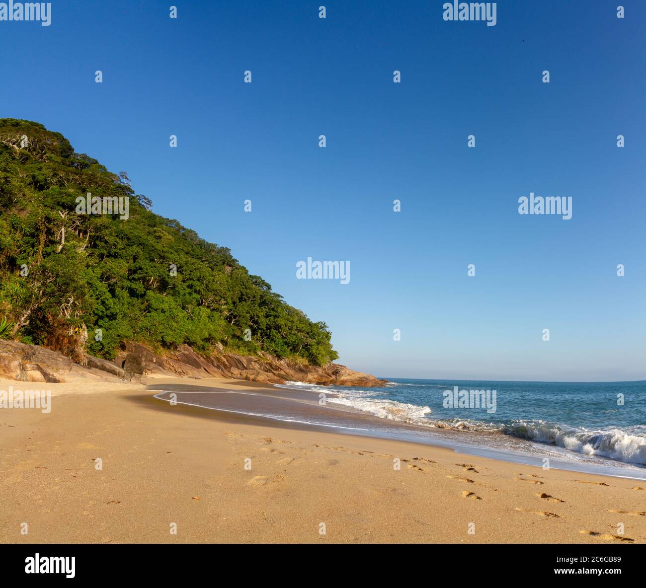 Tropical beach during Brazilian summer Stock Photo - Alamy
