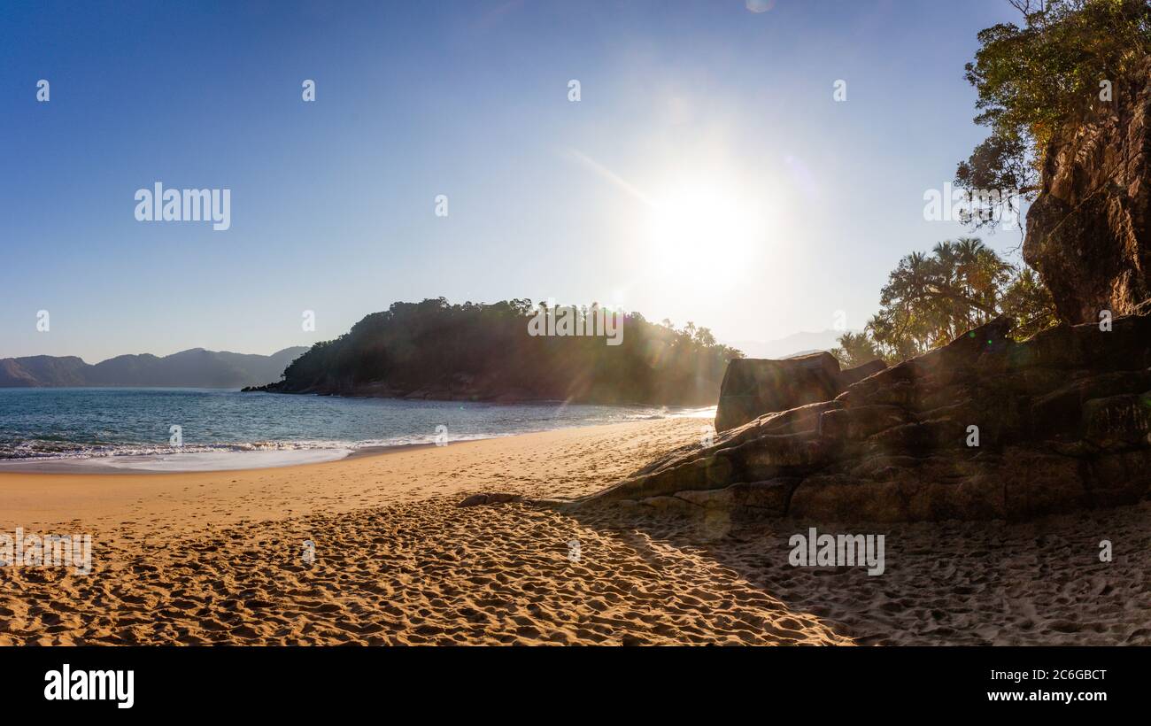 Tropical beach during Brazilian summer Stock Photo - Alamy