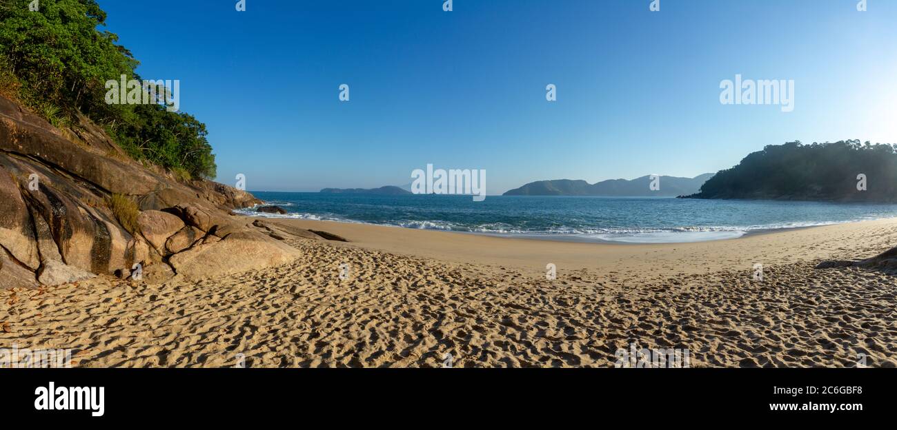 Tropical beach during Brazilian summer Stock Photo - Alamy