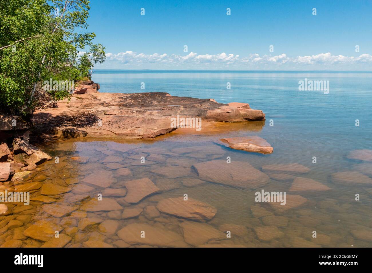 Wisconsin Lake Superior Lakeshore Stock Photo - Alamy