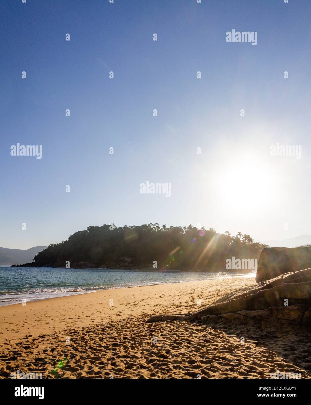 Tropical beach during Brazilian summer Stock Photo - Alamy