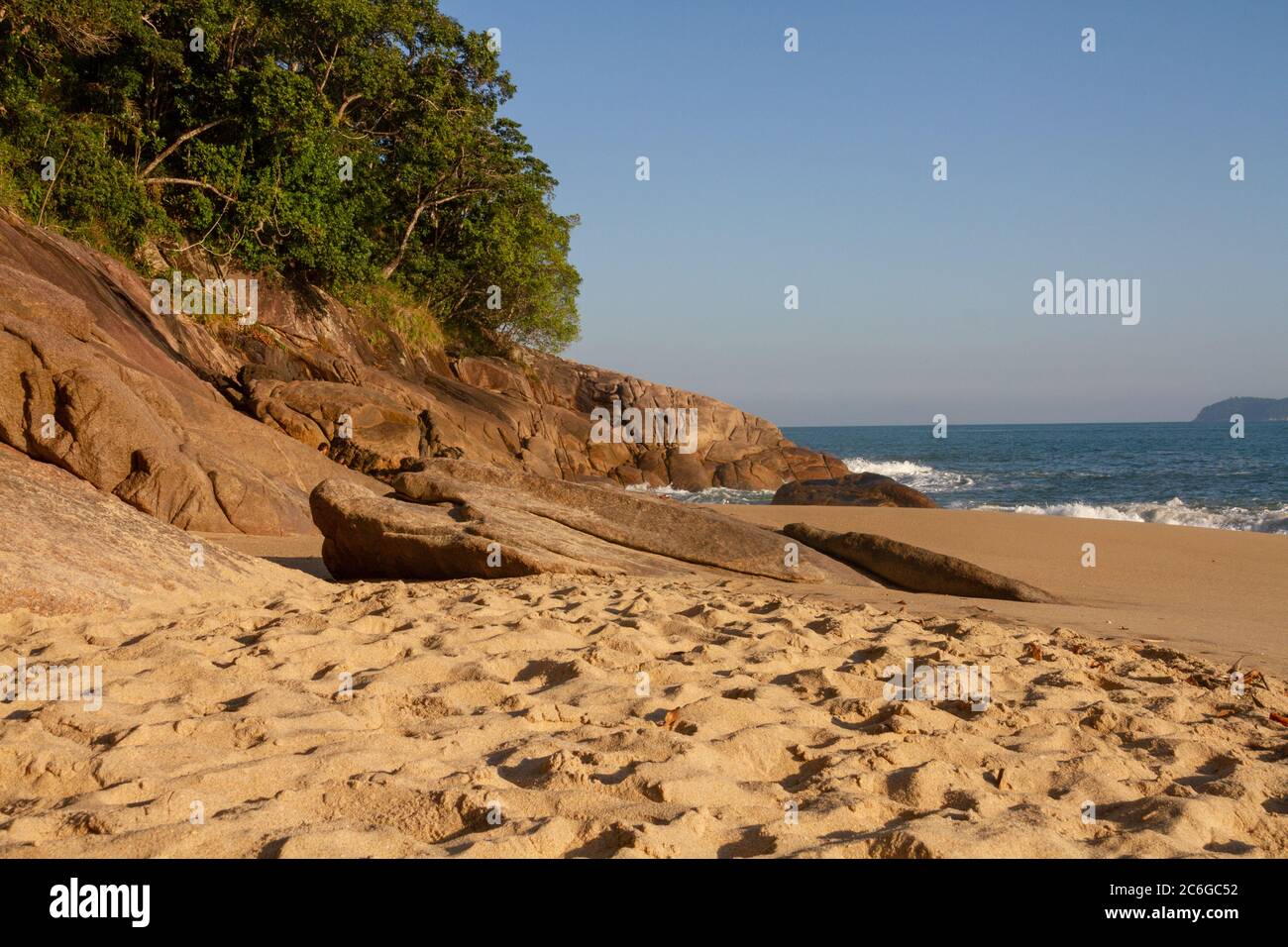 Tropical beach during Brazilian summer Stock Photo - Alamy