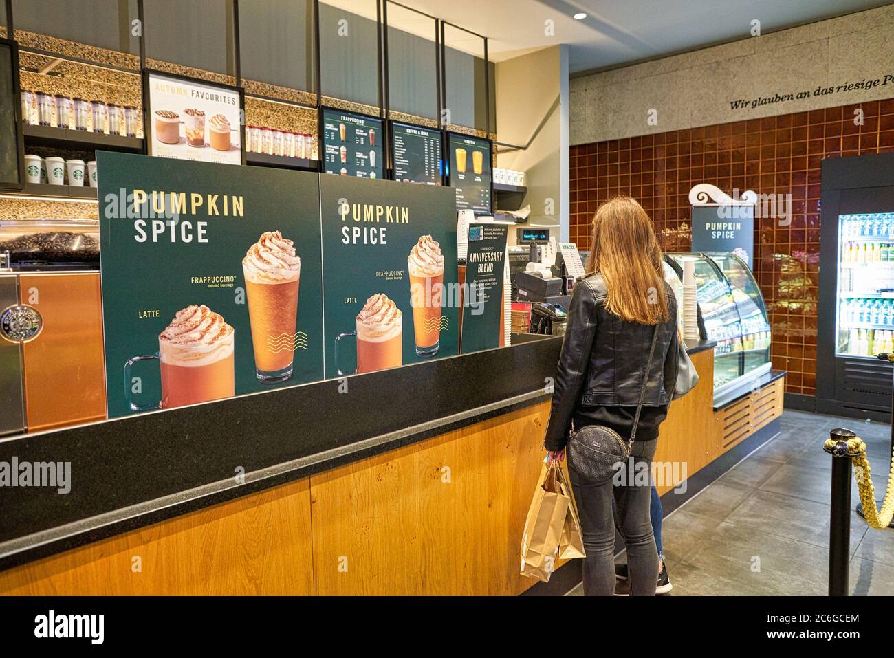 BERLIN, GERMANY - CIRCA SEPTEMBER, 2019: a typical sales area at ...