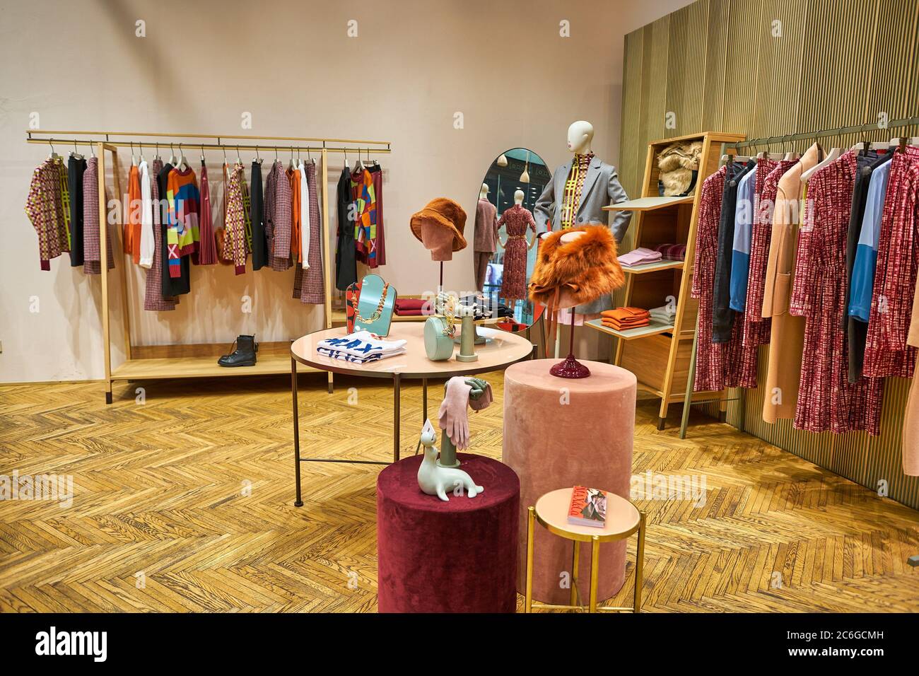 BERLIN, GERMANY - CIRCA SEPTEMBER, 2019: interior shot of Max&Co store ...