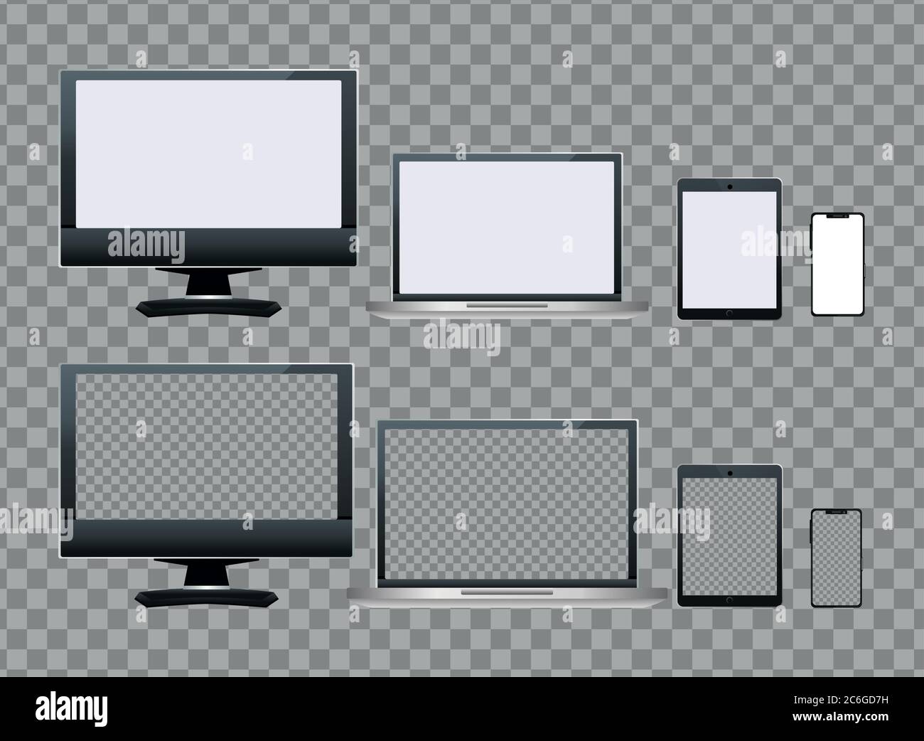 Portable computers Stock Vector Images - Alamy