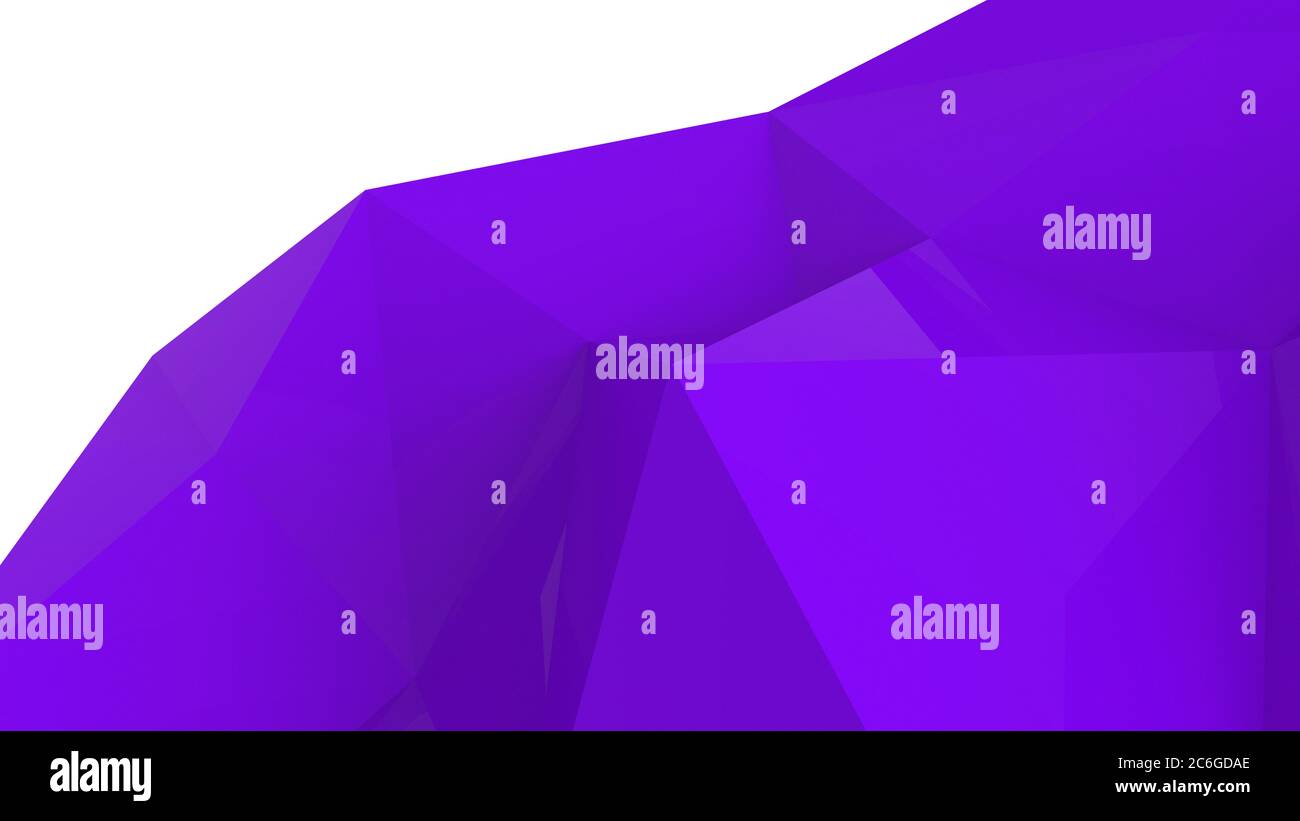 Violet abstract modern crystal background. Polygon, Line, Triangle ...