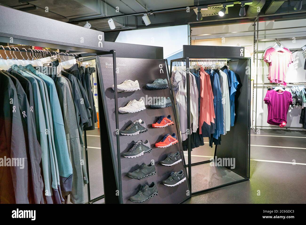 BERLIN, GERMANY - CIRCA SEPTEMBER, 2019: interior shot of Runners Point ...