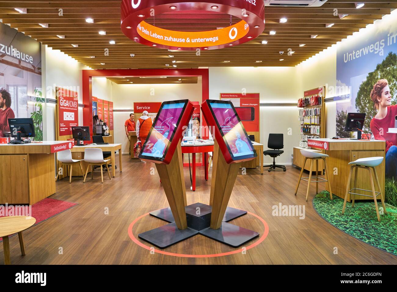 Vodafone shop inside hi-res stock photography and images - Alamy