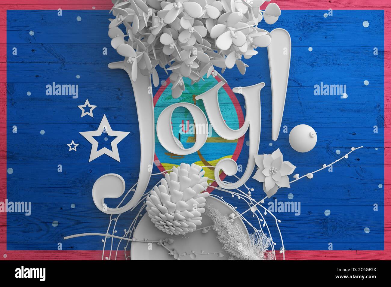 White guam flag hi-res stock photography and images - Alamy