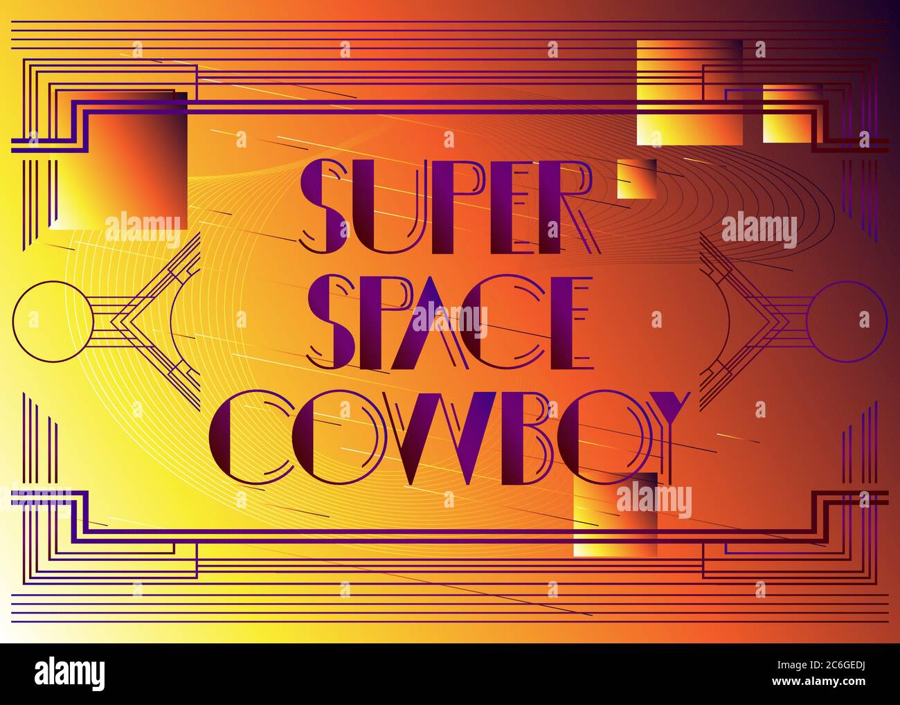 1920s cowboy Stock Vector Images - Alamy