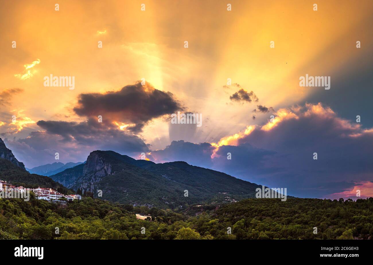 Mount olympus greece light hi-res stock photography and images - Alamy