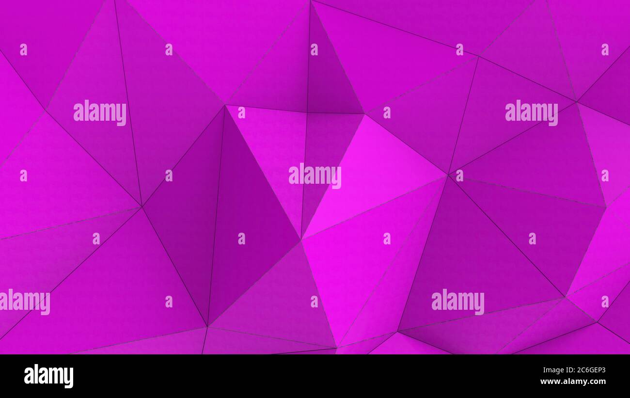Purple abstract modern crystal background. Polygon, Line, Triangle ...