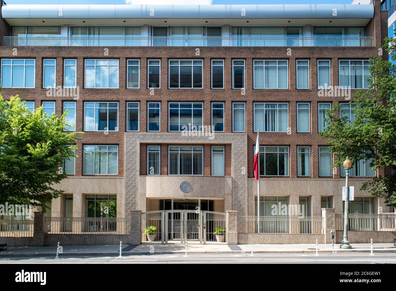 Washington, D.C. / USA - July 09 2020: Embassy of Qatar to the United ...