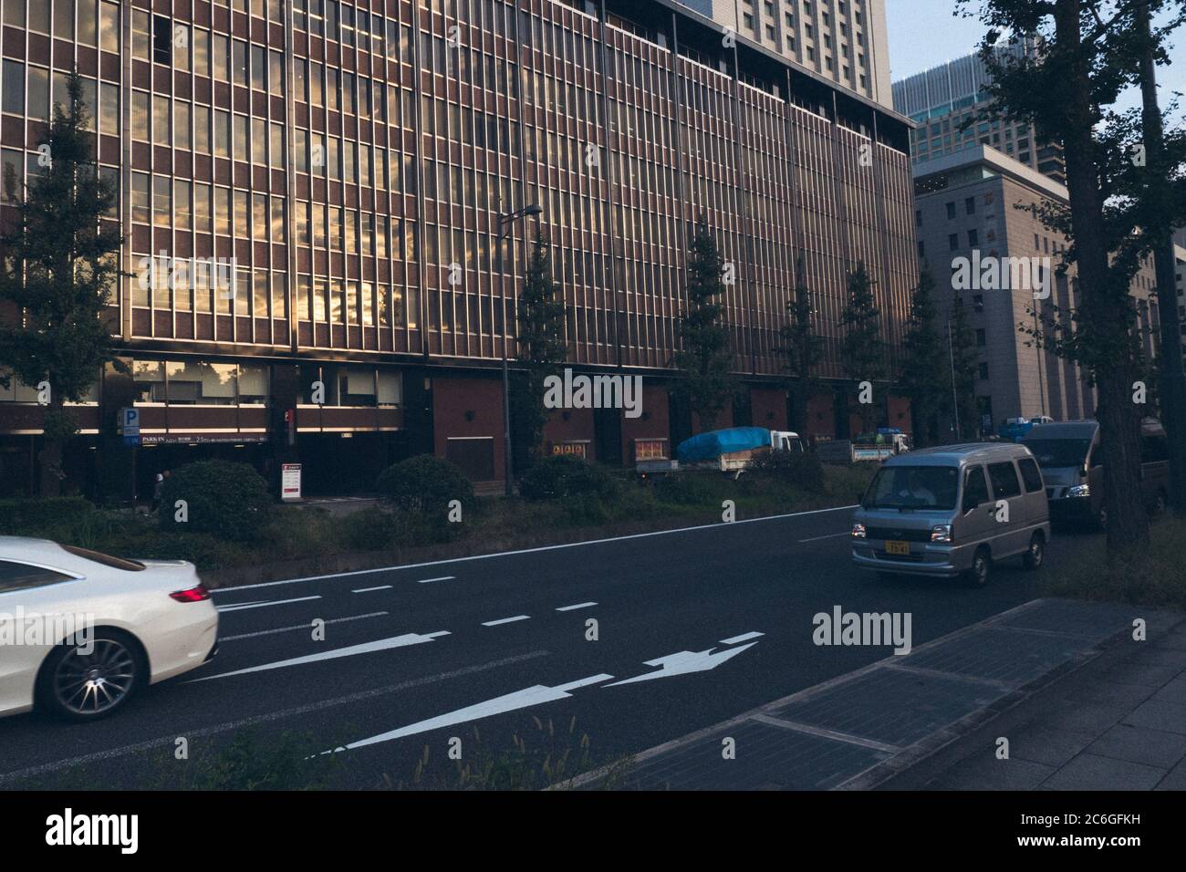 Buildings with many windows, city of Tokyo Japan Stock Photo - Alamy